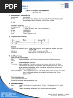 MSDS Aquadest | PDF