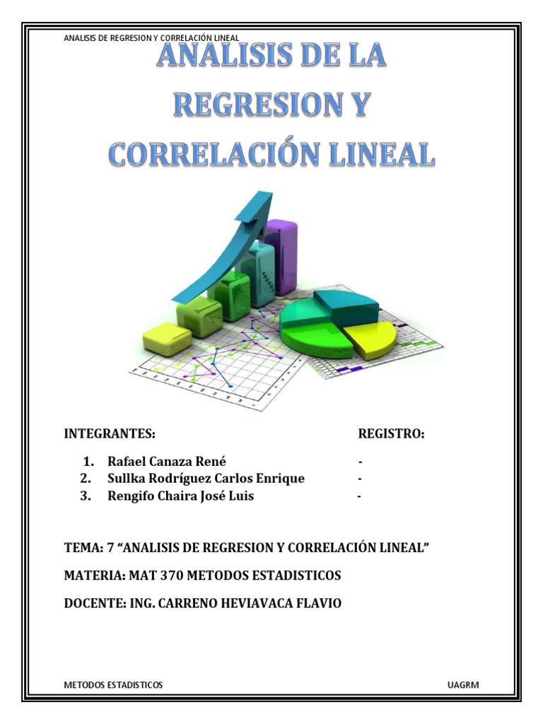 Regresion y Correlacion Lineal | PDF | Mínimos cuadrados | Correlación ...