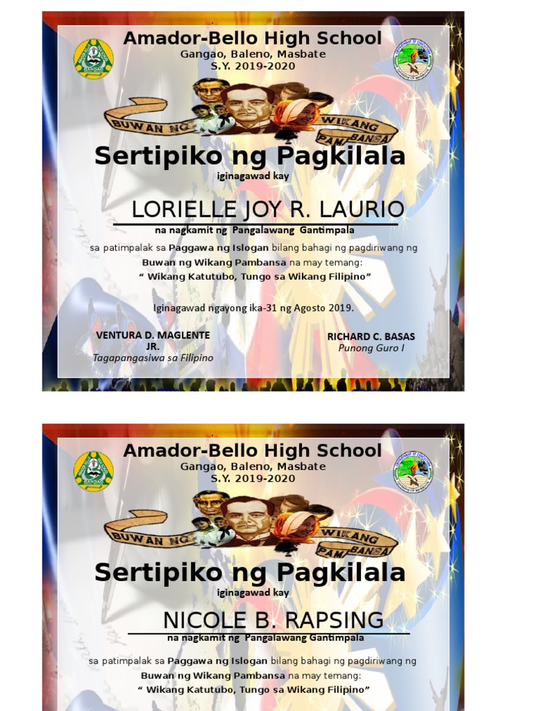 Excel Sertipiko | PDF