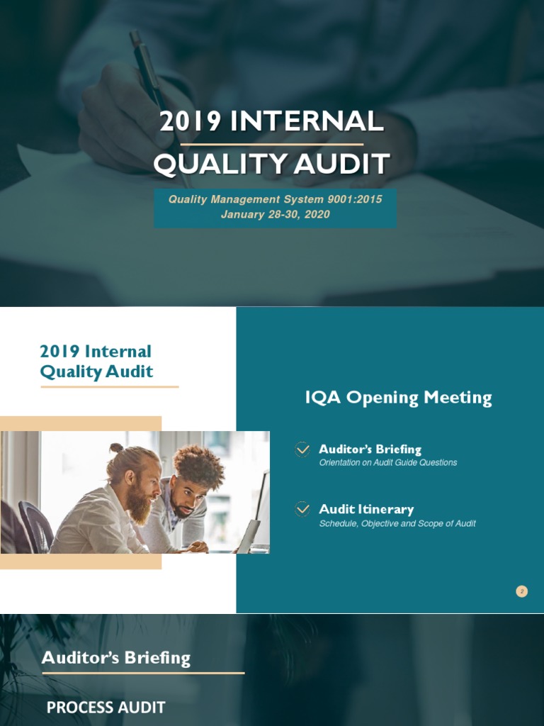 IQA Jan 28 To 30 2020 For 2019 | PDF | Quality Management | Quality ...