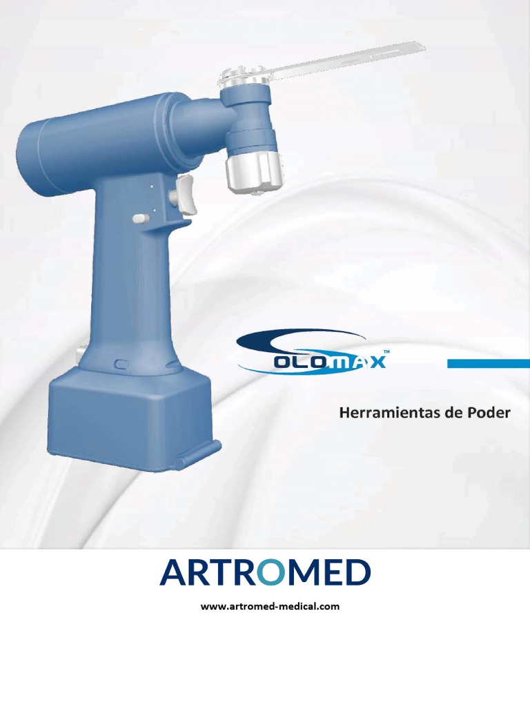 Folleto Equipos de Poder Ortopédicos Desechables Solomax ARTROMED | PDF ...