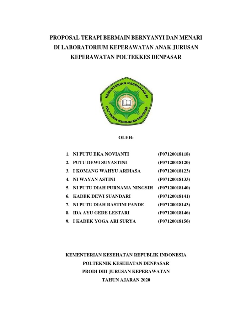 Proposal Terapi Bermain | PDF