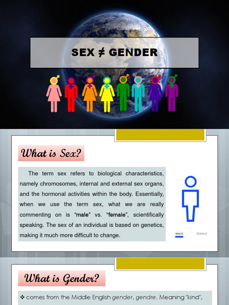 SEX-VS Gender | PDF