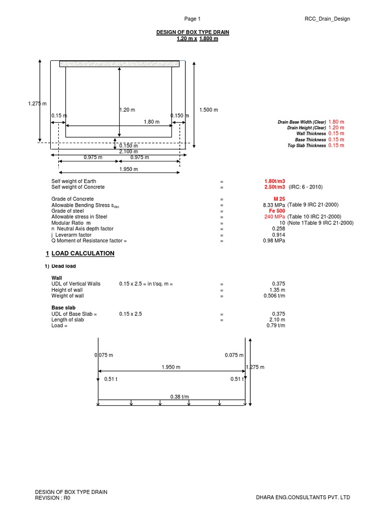 Final Design of Drain | PDF | Bending | Stress (Mechanics)