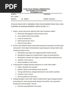 Contoh Soal Tes Tertulis Administrasi | PDF | Karier & Perkembangan | Seni