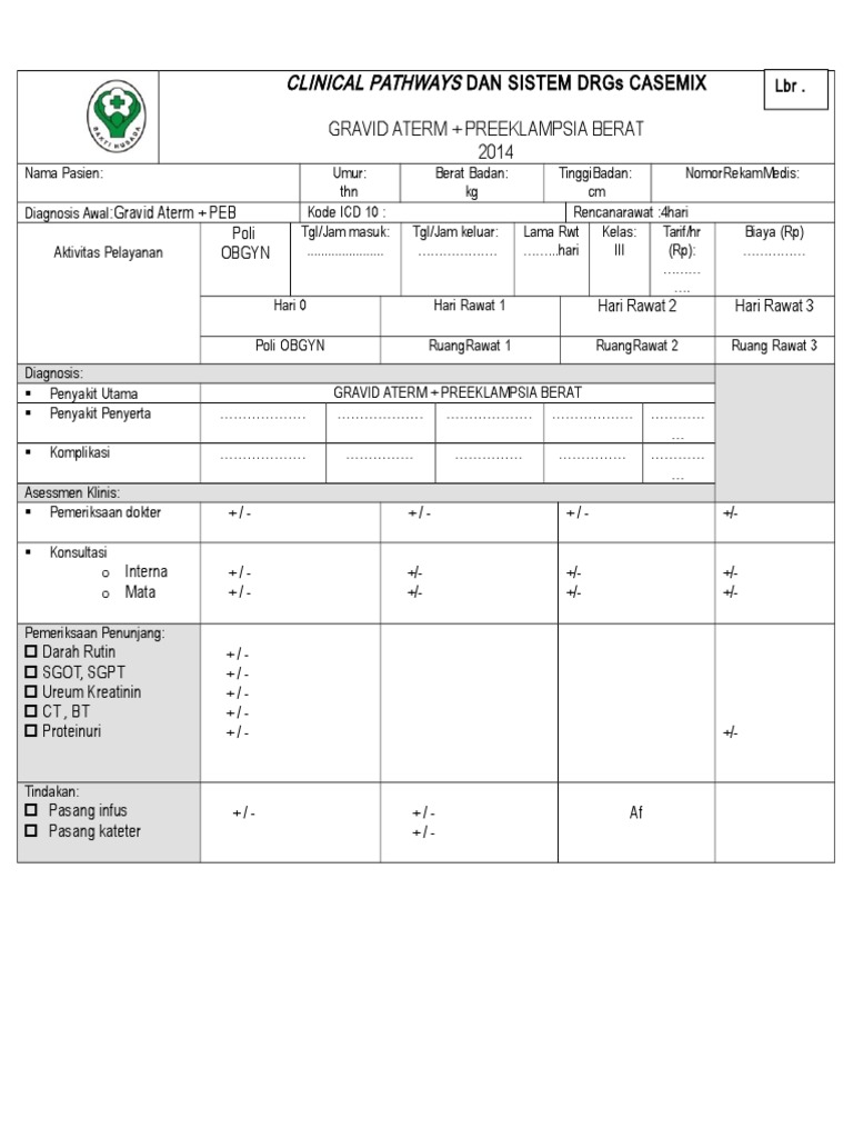Clinical Pathway PEB | PDF