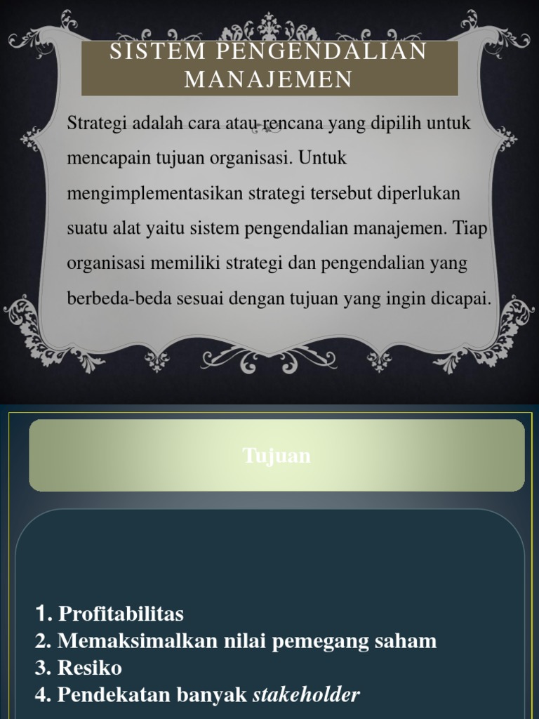 Sistem Pengendalian Manajemen | PDF | Bisnis