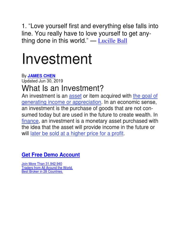 Poem 4 | PDF | Investing | Income