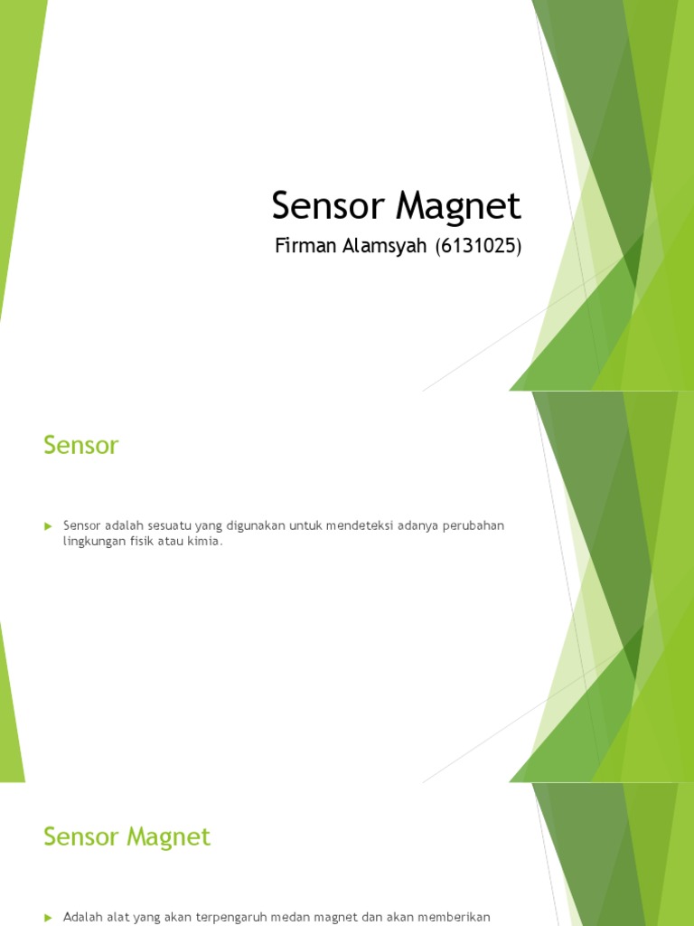 Prinsip dan Jenis Sensor Magnet | PDF