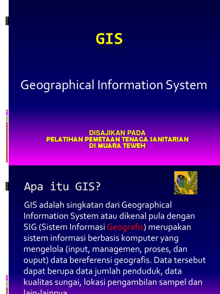 Pengantar Gis | PDF | Sains & Matematika | Komputer