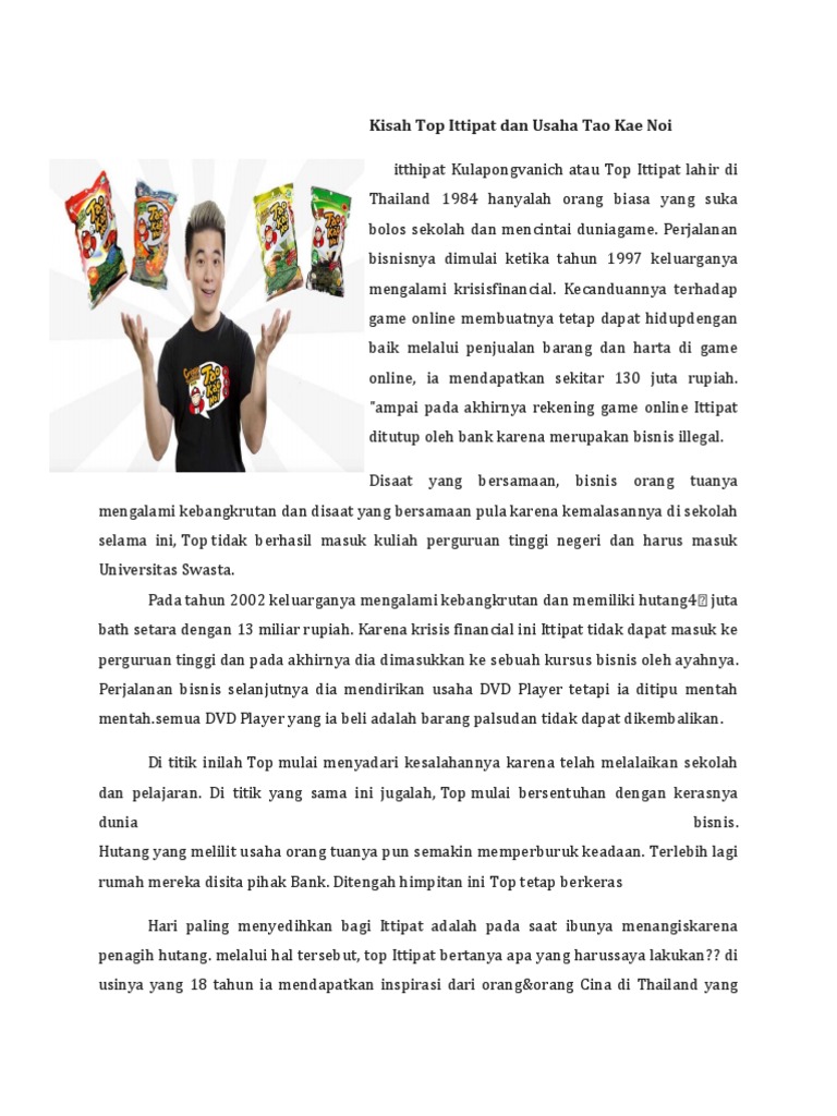 Kisah Top Ittipat | PDF