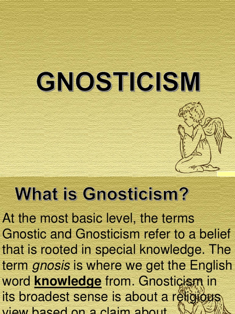 Understanding Gnosticism and the Gospel of Thomas | PDF | Gnosticism ...