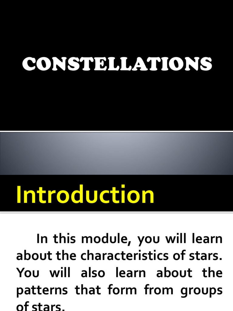 Constellations | PDF | Stars | Constellation