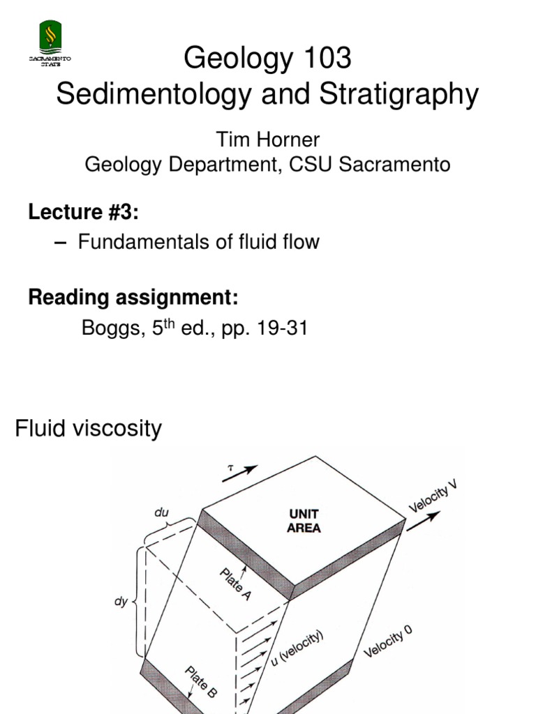 Lecture - 3 - Fundamentals of Fluid Flow | PDF