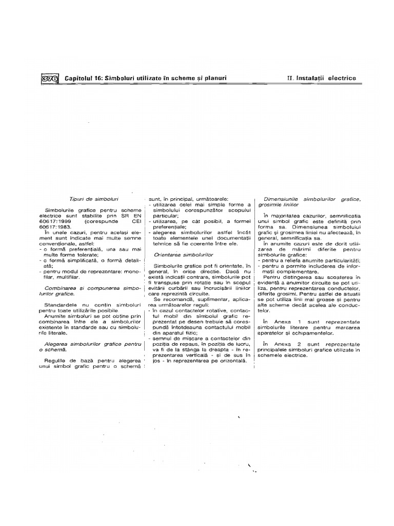 Semne Conventionale Electrice | PDF
