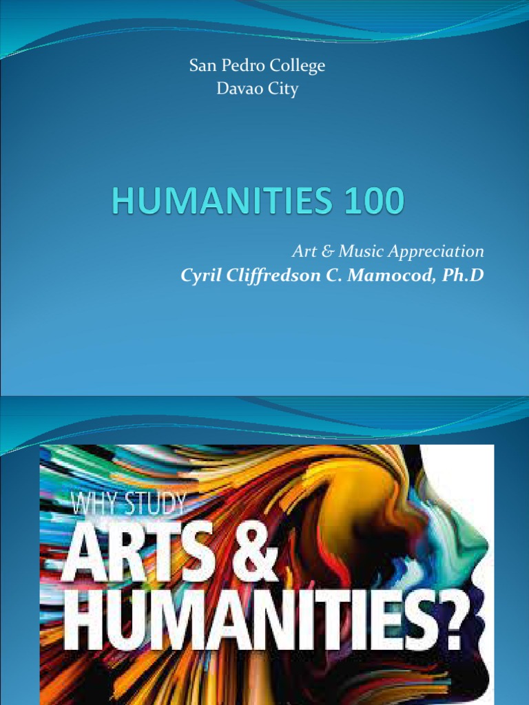 Humanities 100 | PDF | Humanities | The Arts
