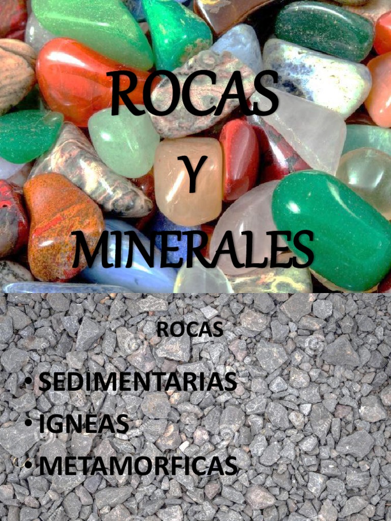 Tipos de Rocas y Minerales para Niños | PDF | Roca (geología) | Caliza