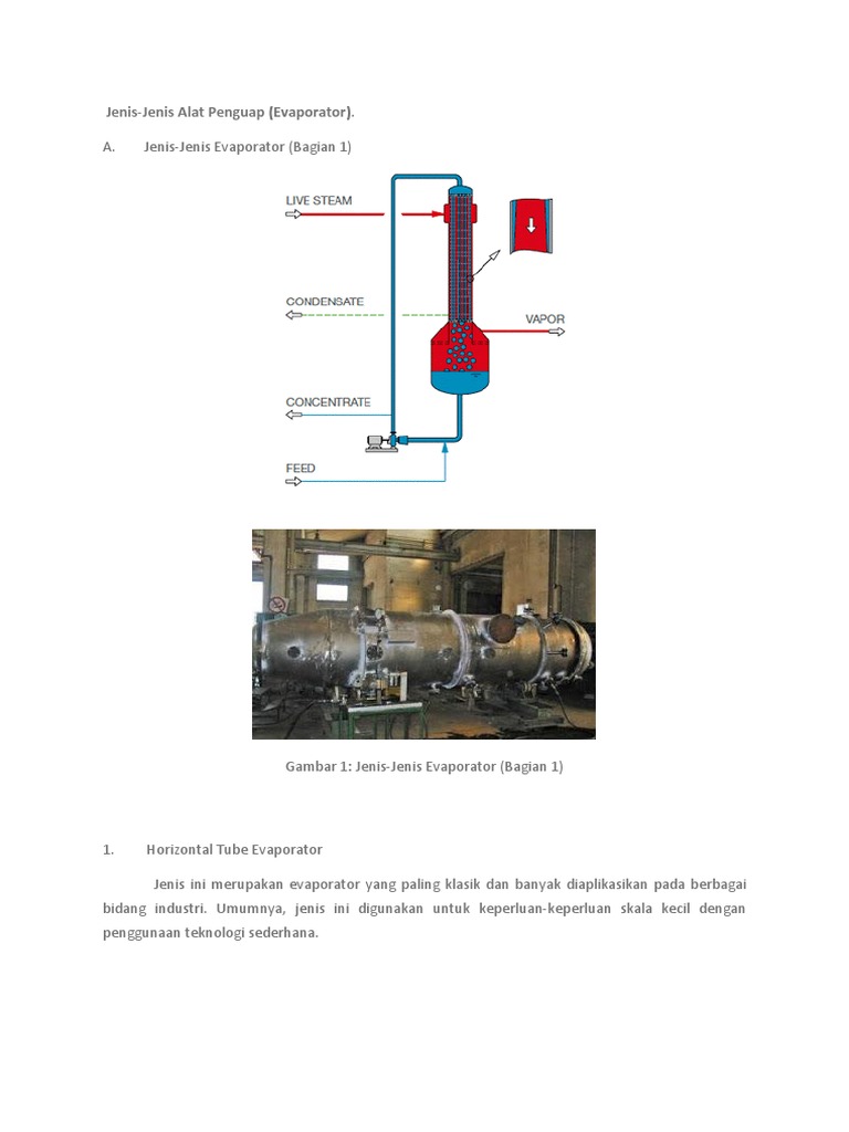Jenis Evaporator | PDF