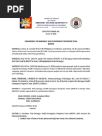 Badac Auxillary Team - Executive Order | PDF | Social Science | Wellness