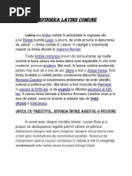 Latinitate Si Dacism | PDF
