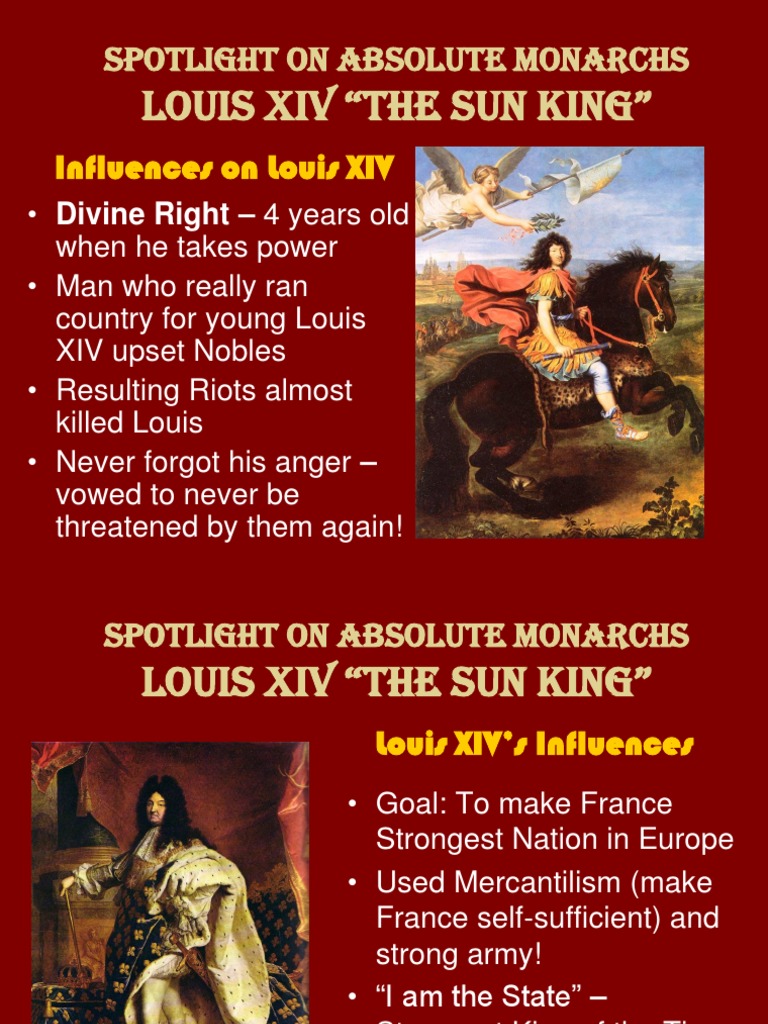 Louis Xiv Powerpoint | PDF | Palace Of Versailles | Louis Xiv Of France