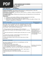 Semi-Detailed Lesson Plan Heat | PDF | Heat Transfer | Heat