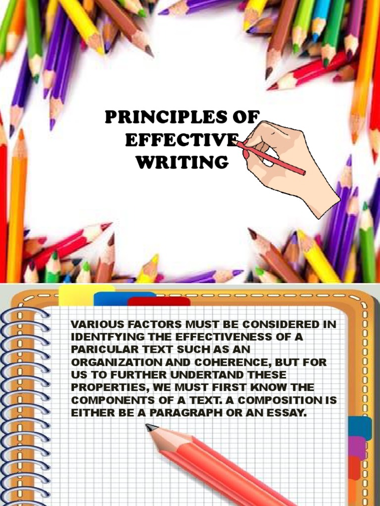 Lesson 6 Principles of Effective Writing | PDF | Incandescent Light ...