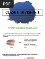 Maloclusión Clase II: Divisiones 1 y 2 | PDF | Ortodoncia | Odontología