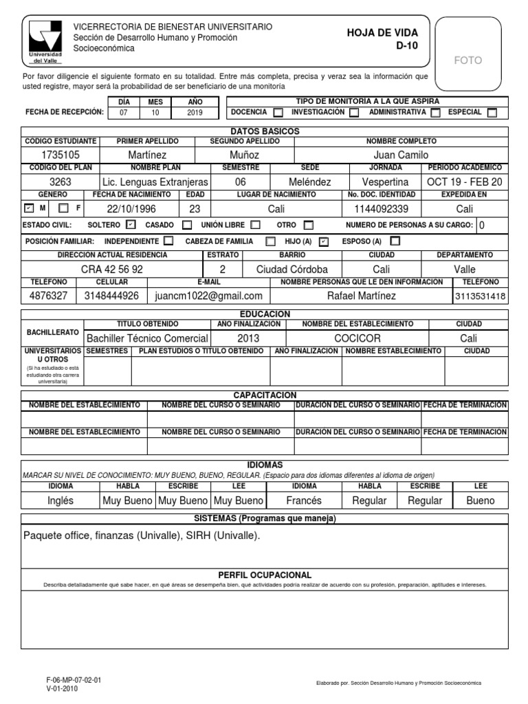 D10 Lleno | PDF | Educación avanzada