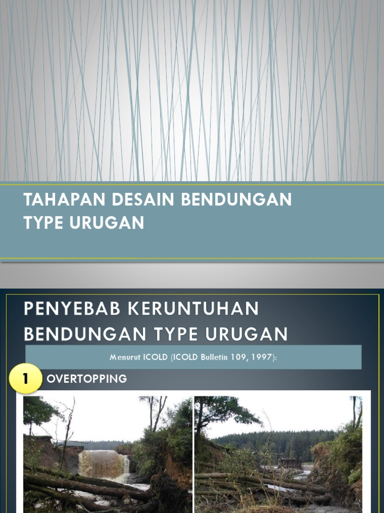 Tahapan Desain Bendungan Type Urugan | PDF
