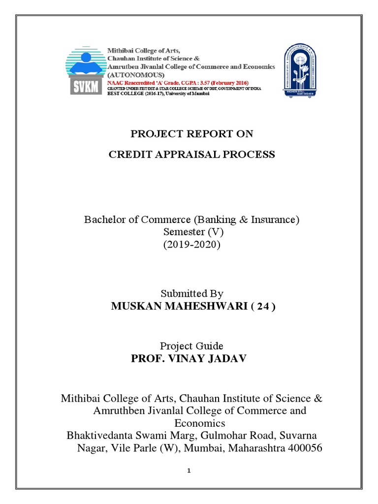 Credit Appraisal Process | PDF | Loans | Mortgage Loan