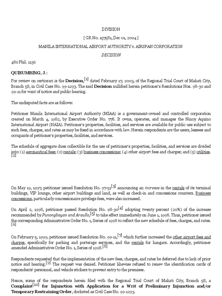 MIAA v. Airspan | PDF | Injunction | Certiorari