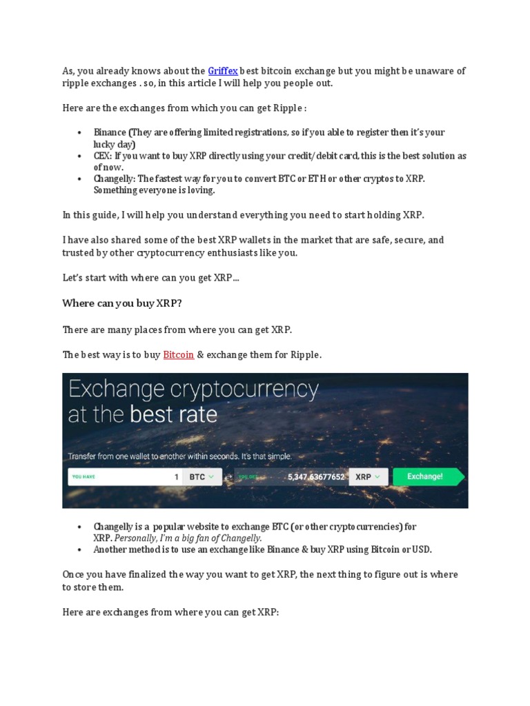 A Comprehensive Guide to Buying, Storing, and Securing Ripple (XRP ...