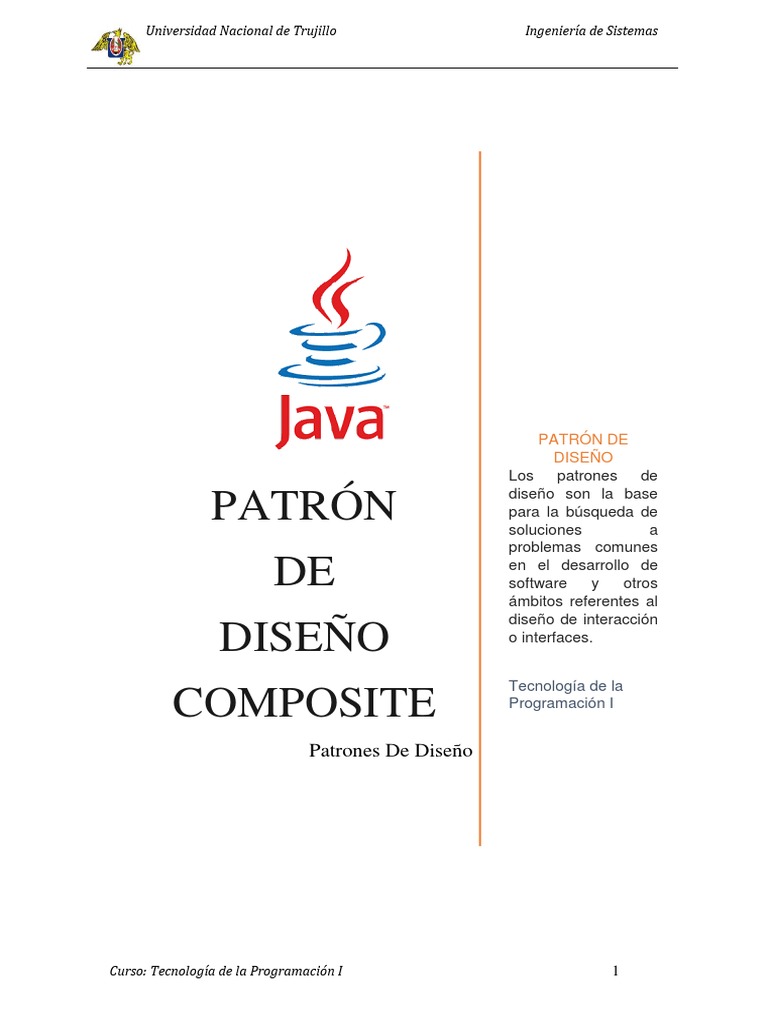 Patrones de Diseño Composite | Descargar gratis PDF | Patrón de diseño ...