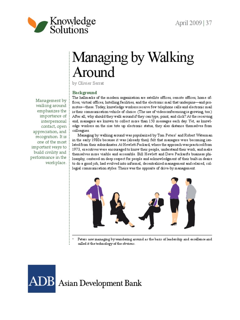 Managing by Walking Around | PDF | Asian Development Bank | Economies