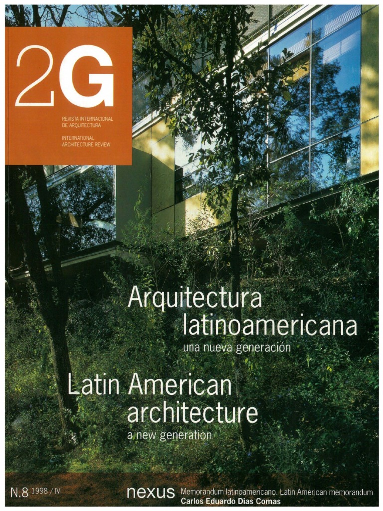 2G N 08 | PDF | Diseño arquitectonico | Arquitectura