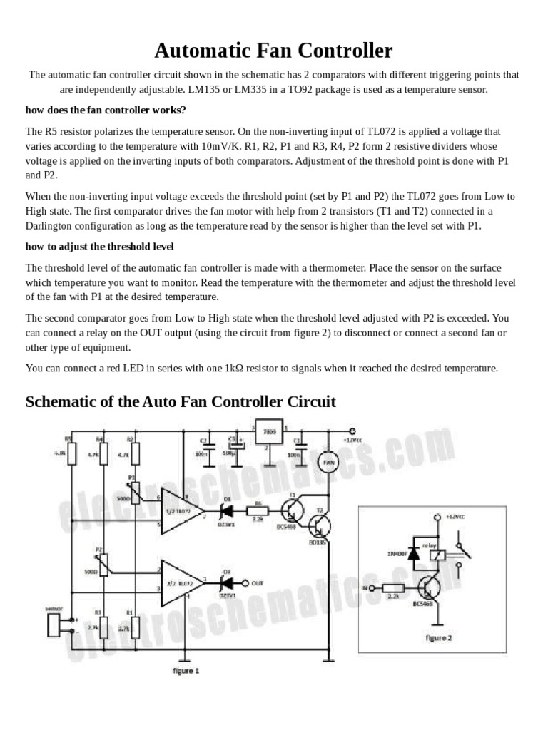 Automatic Fan Controller | PDF