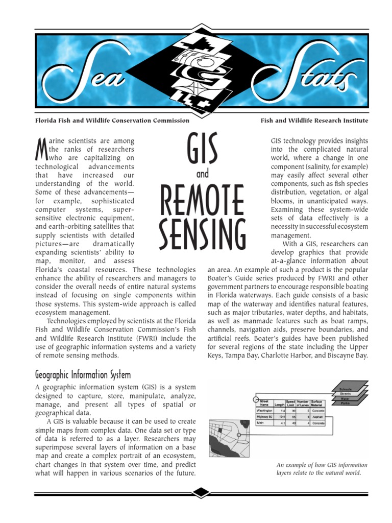 Sea Stats GIS Remote Sensing | PDF | Remote Sensing | Geographic Information System