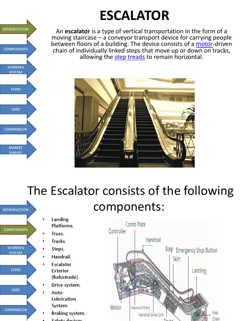 ESCALATOR | PDF | Escalator | Stairs