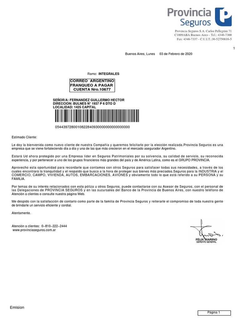 Poliza 8 2284093 0 PDF | PDF | Póliza de seguros | Seguro