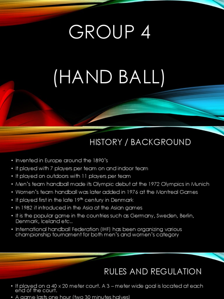 History and Rules of Handball | PDF | Sports & Recreation