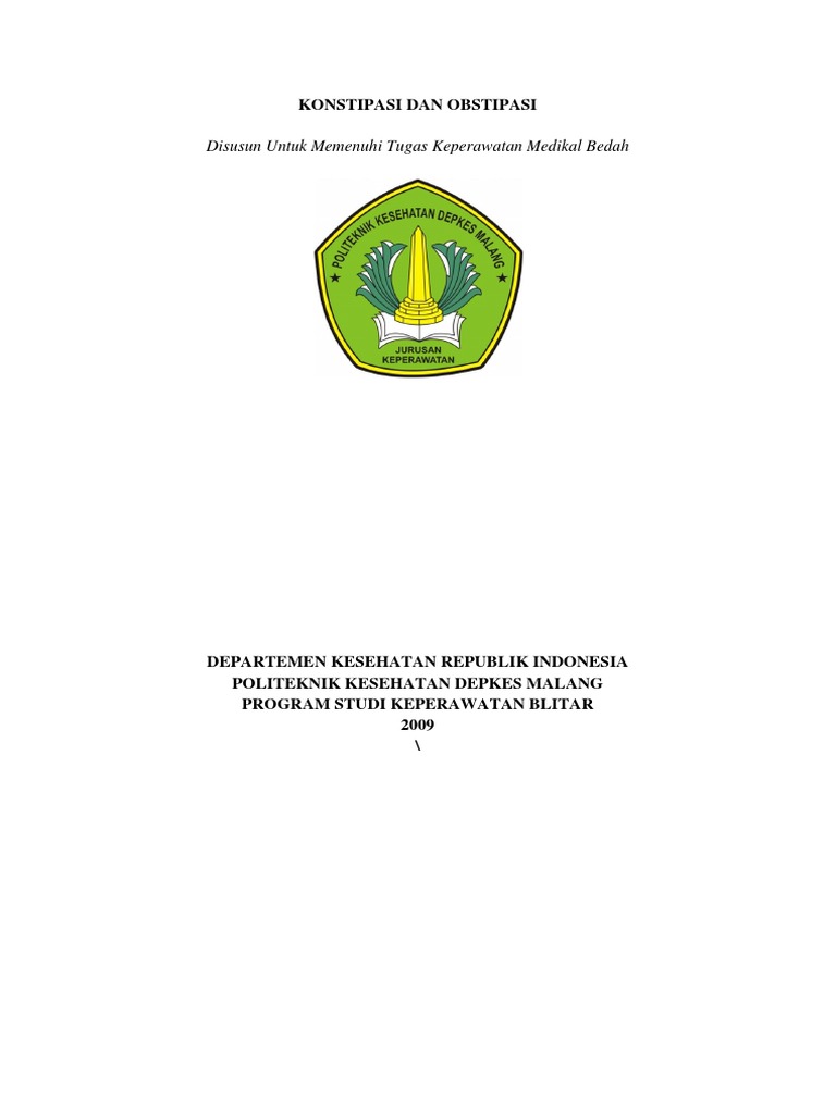 KMB Konstipasi Dan Obstipasi | PDF