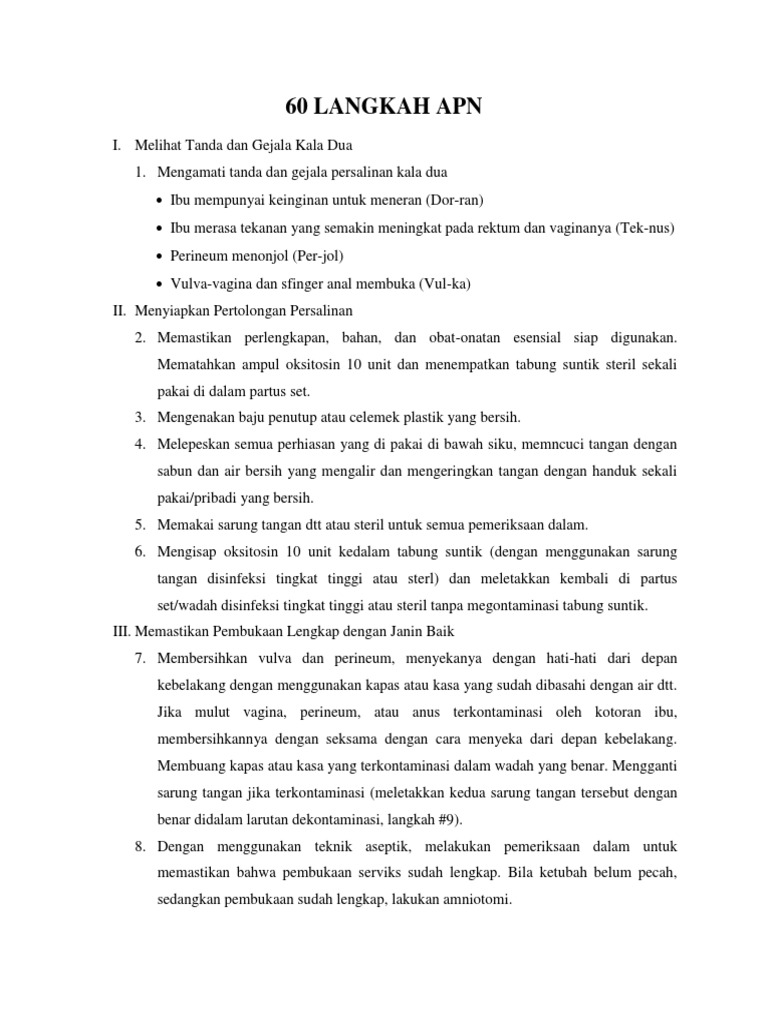 60 Langkah Apn | PDF