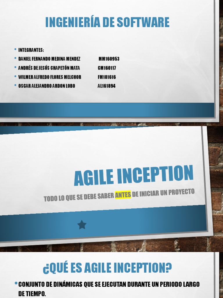 Agile Inception | PDF