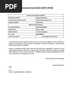 RTGS Request Letter Format | PDF | Banks | Government