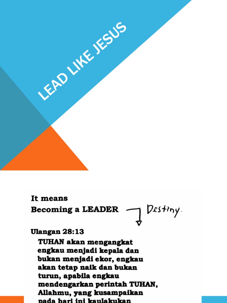 Lead Like Jesus | PDF