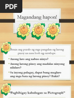 PICTOGRAPH - Filipino 3 | PDF