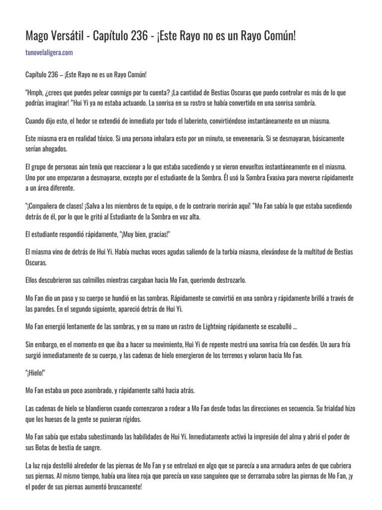 Un Rayo Poderoso Revela su Verdadera Fuerza | PDF | Naturaleza