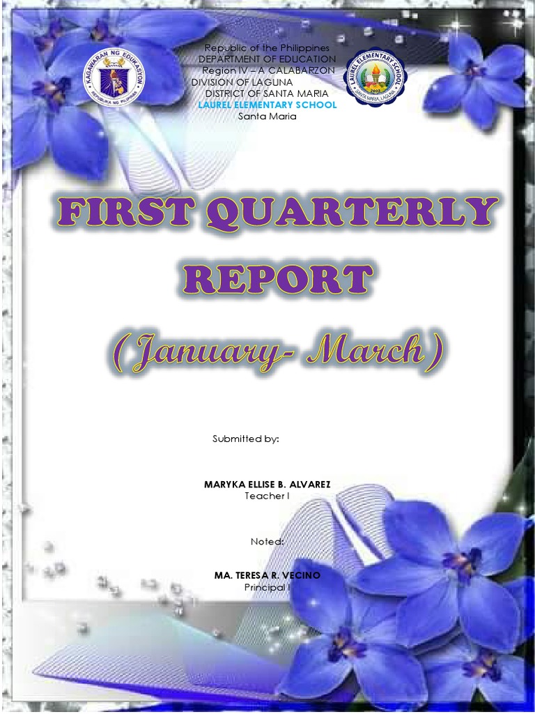First Quarter Report 2019 Summary | PDF | Cognition | Behavior Modification