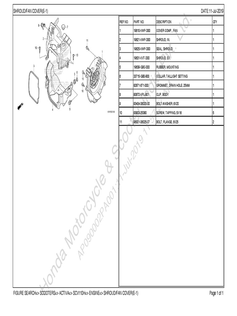 Activa 4G CATULOGUE | PDF | Propulsion | Engines